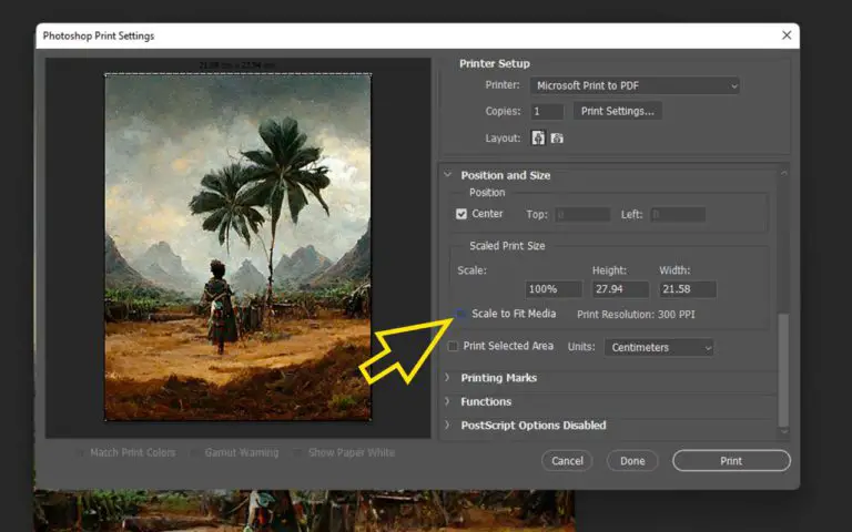 How to Print without a border in Photoshop: PC and Mac - Graphics Mob